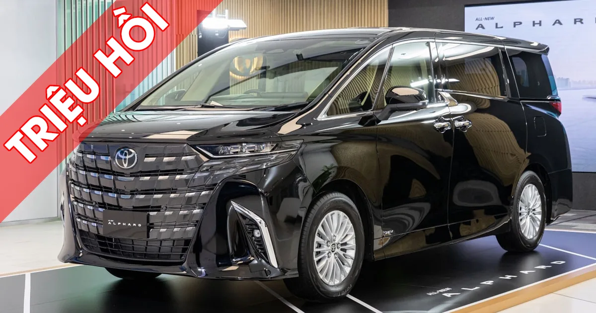 Triệu hồi xe Toyota Alphard, Camry, Altis và Corolla Cross sản xuất từ ...